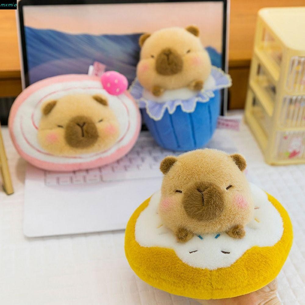 MXMIO Plush Capybara Plush Toy, Fluffy Soft Dessert Capybara Plush Toy ...