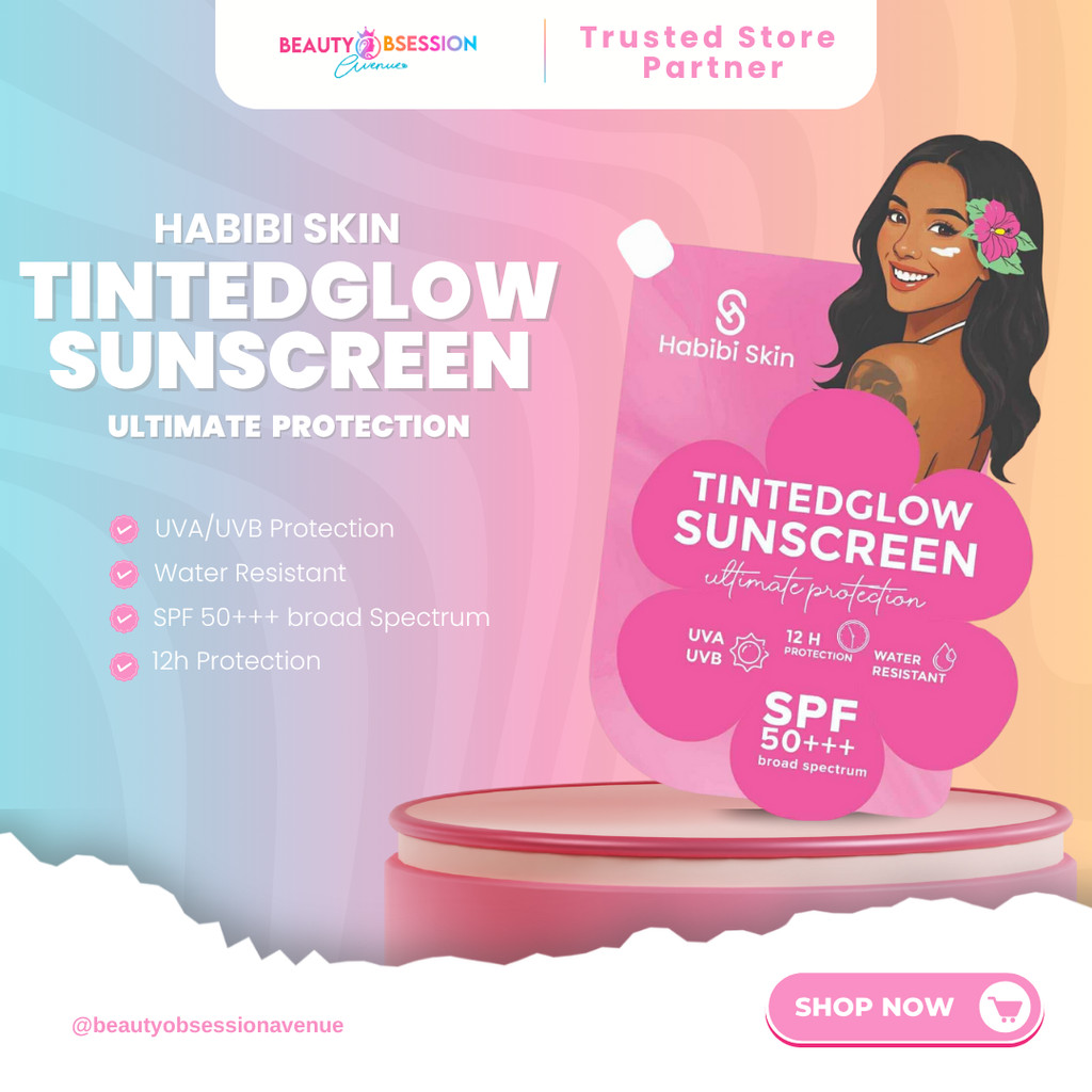 Habibi Tinted Sunscreen 50g. Sachet - Tinted Glow Sunscreen Ultimate ...