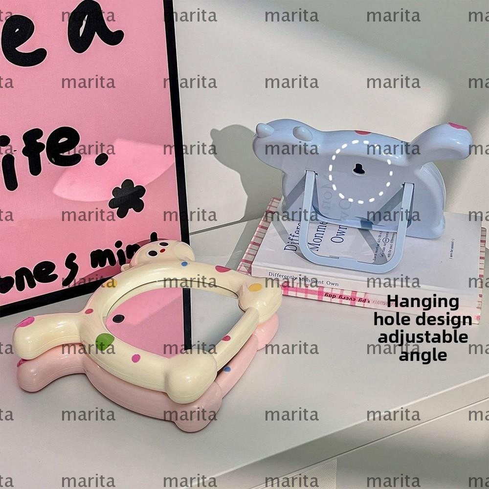 MARITA Meow Mirror, Cartoon Makeup Folding Mirror, Cute Beauty Portable ...