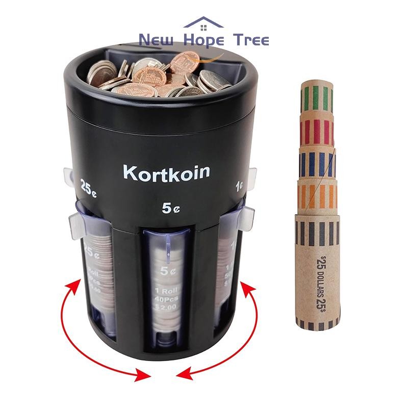 NTPH PVC Automatic Coin Sorter 5-in-1 With Coin Wrappers - Quick ...