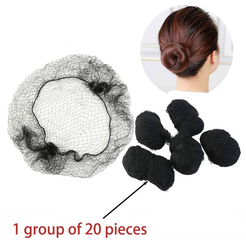 20/100 Pieces of Invisible Hair Net|Bundle Net|Elastic Mesh Hair Net ...