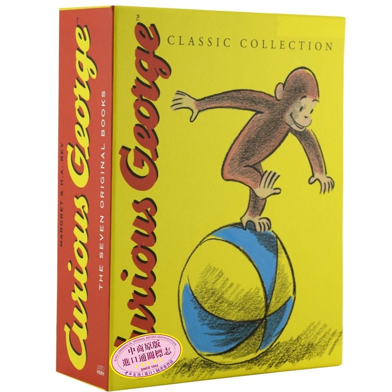 RQ`7/14Book/Set Curious Monkey George Children'S StoryBook Curious ...