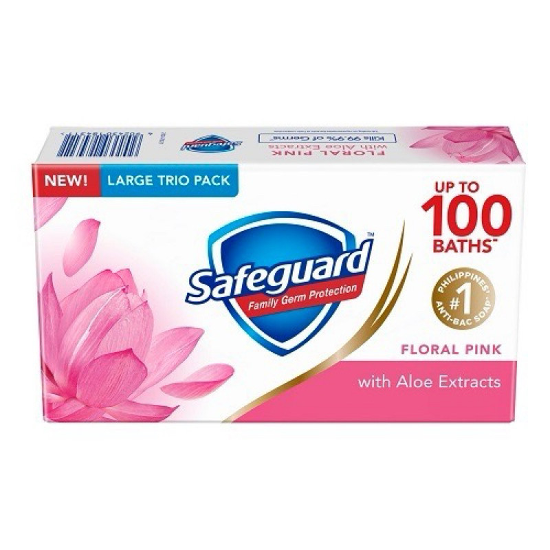 Safeguard Bar Soap FLORAL PINK 115G X 3PCS | Shopee Philippines