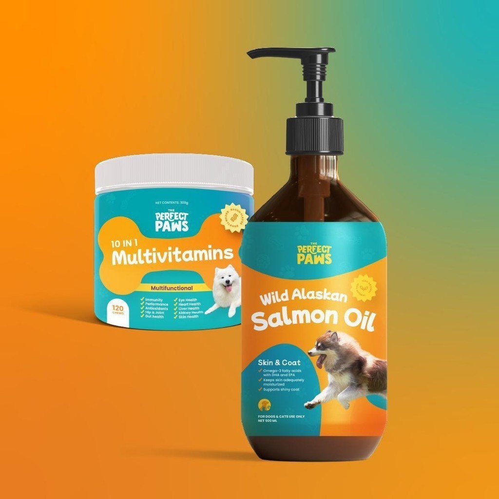 The Perfect Paws - Total Wellness Pack [120 10-in-1 Multivitamins + 500 ...