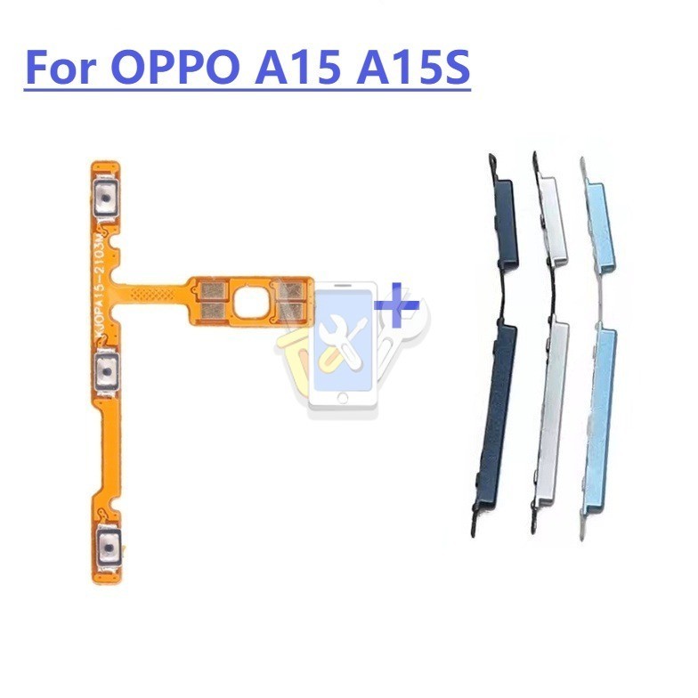 For OPPO A15 A15S A35 On off ribbon Power volume button flex | Shopee ...
