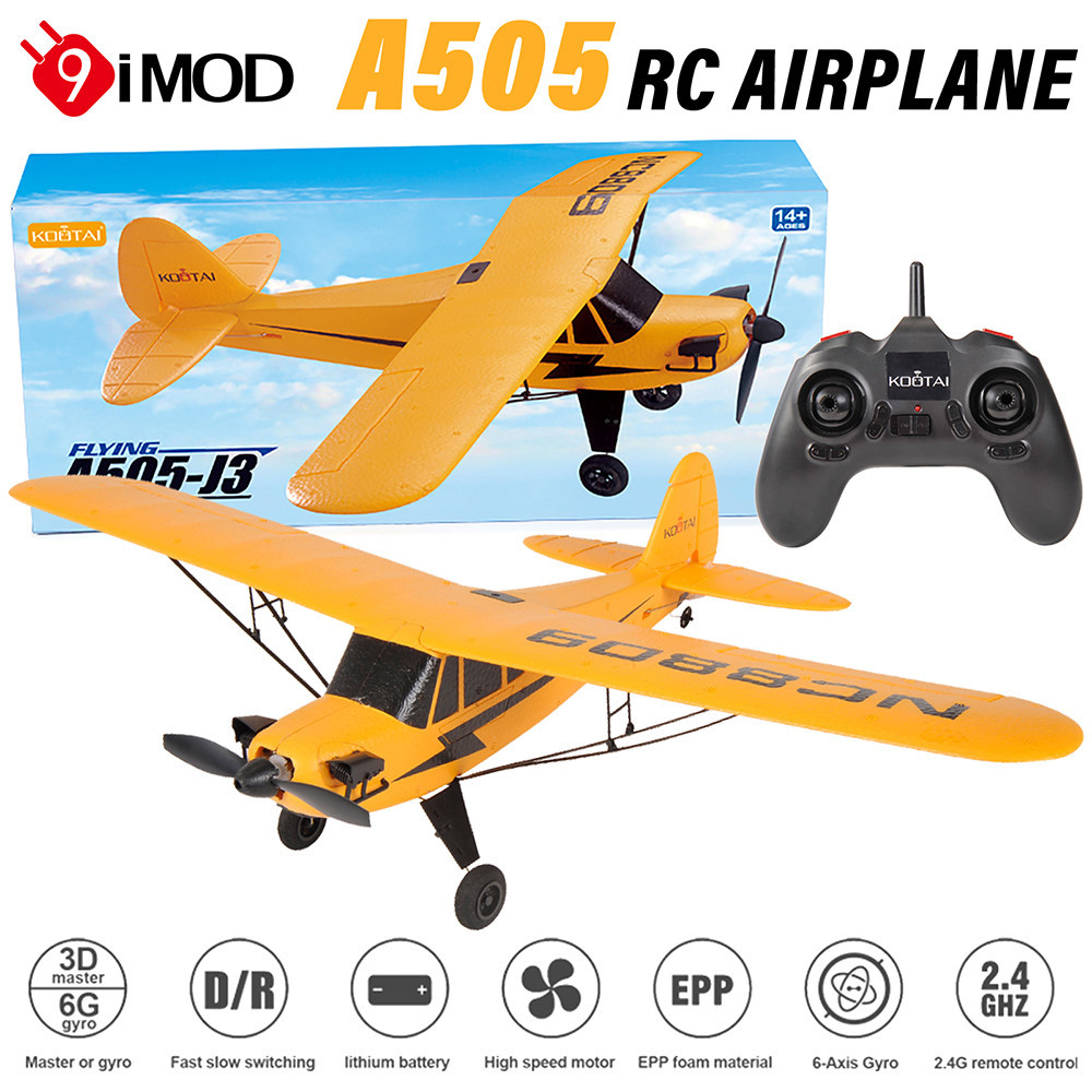 9IMOD A505 J3 RC Plane EPP 3D/6G 3CH 2.4G Fixed Wing Aircraft Model for ...