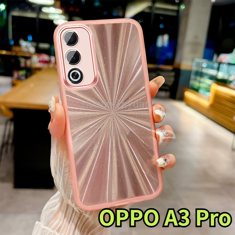 Luxury Glitter Laser Aurora Glossy Case for OPPO A3X A3 Pro 5G 2024 CD ...
