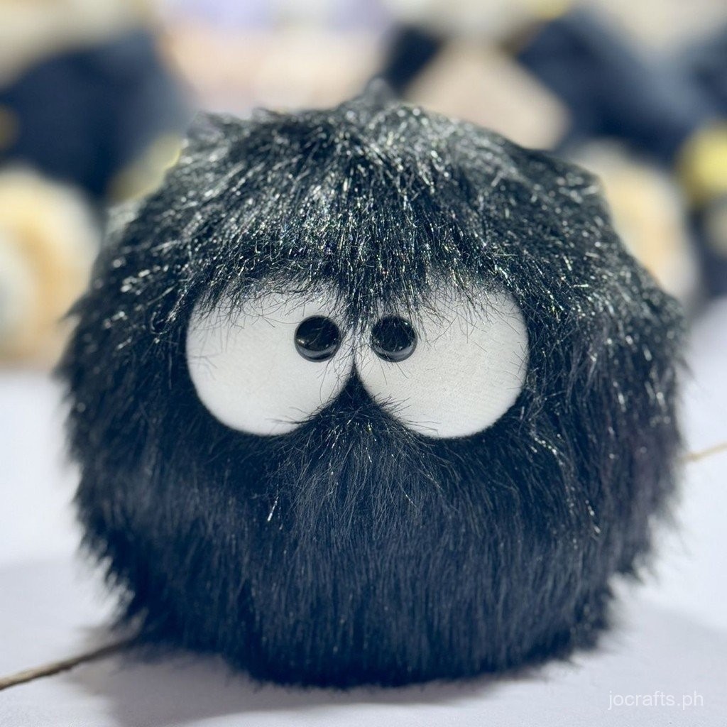 Totoro Doll Plush Coal Shit Ghost Keychain Small Black Toy Miyazaki ...