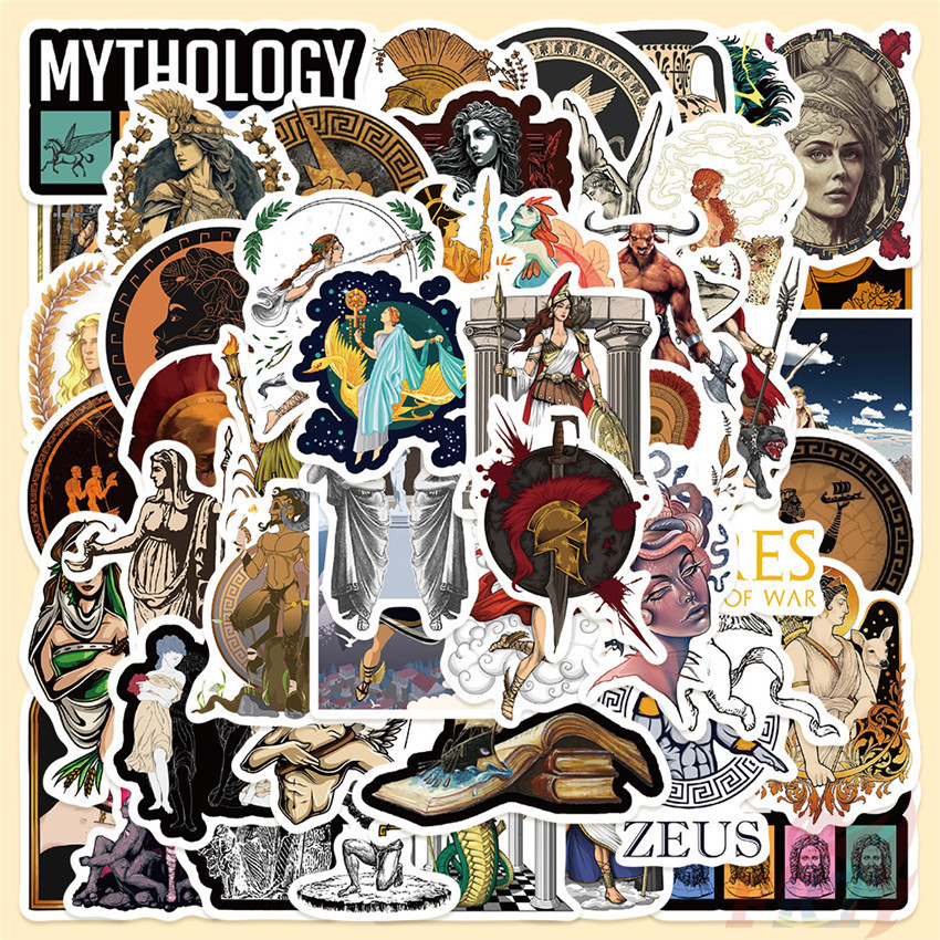Greek Mythology Aesthetics Series 01 Stickers 50Pcs/Set Waterproof DIY ...