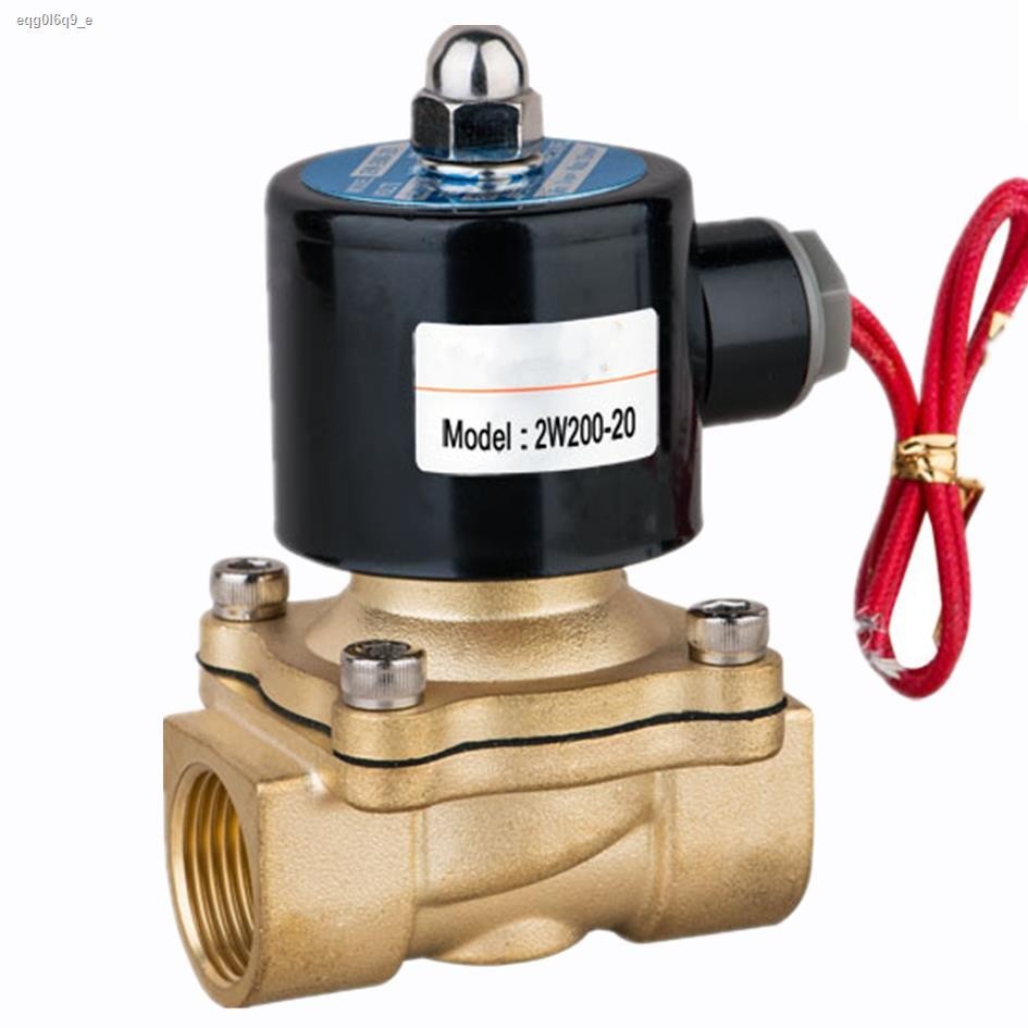 Normally closed solenoid valve water valve copper switch gas valve control valve AC220V solenoid ...