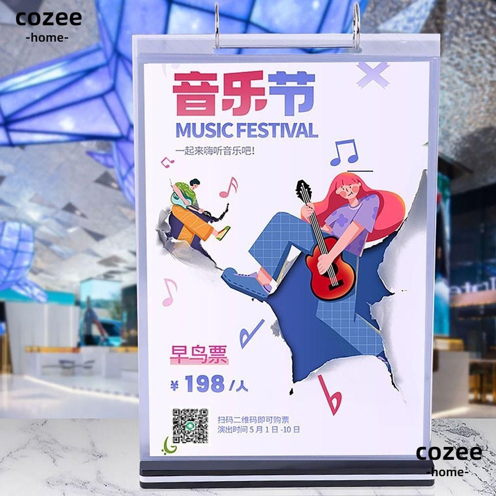 COZEE Table Menu Stand, A4 A5 A6 Portrait Pocket Display, Pageable ... COZEE Table Menu Stand, A4 A5 A6 Portrait Pocket Display, Pageable ...