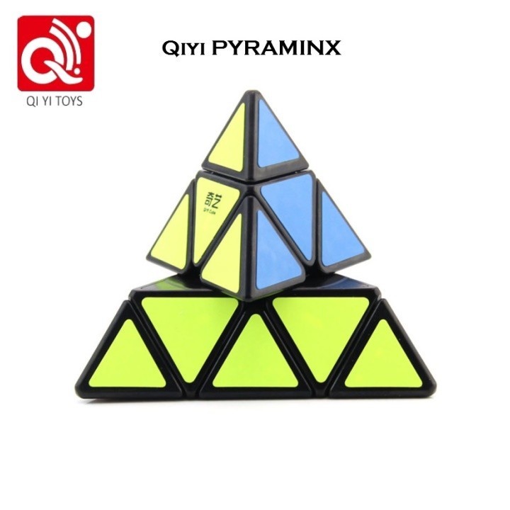 Qiyi Cube 3x3x3 Pyramid Triangle Professional Magic Cube Speed Puzzle Toys Educational for Kids ...