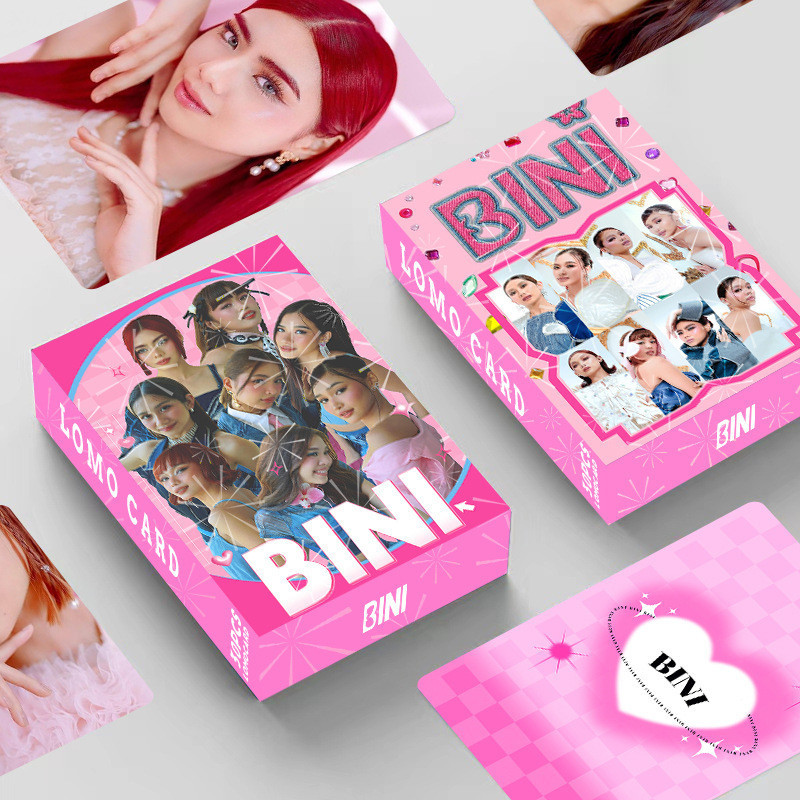 10-96pcs BINI Photocards biniverse Laser Hologram Lomo Cards Aiah Colet ...