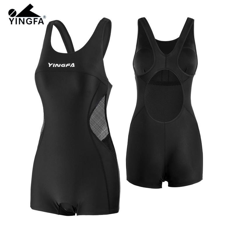 YINGFA Black Swimsuit Woman 2023 Slimmer Look Designer Korean Bathing Suit Female One Piece ...