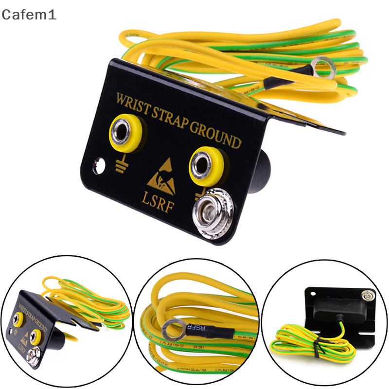 Cfph ESD ground socket dual banana plug for anti static wrist strap ...