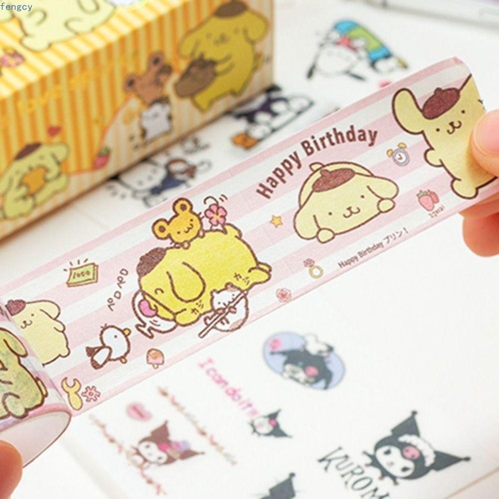 FENGCY Kuromi Sticker Roll, Cartoon Kuromi Melody Cartoon Sticker Roll ...