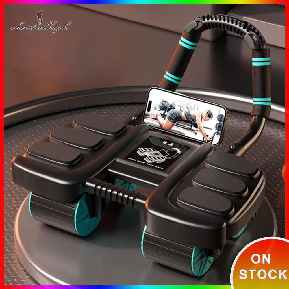 cheerfulhigh Healthy Belly Wheel with 6 Elbow Support Ab Roller Wheel ...