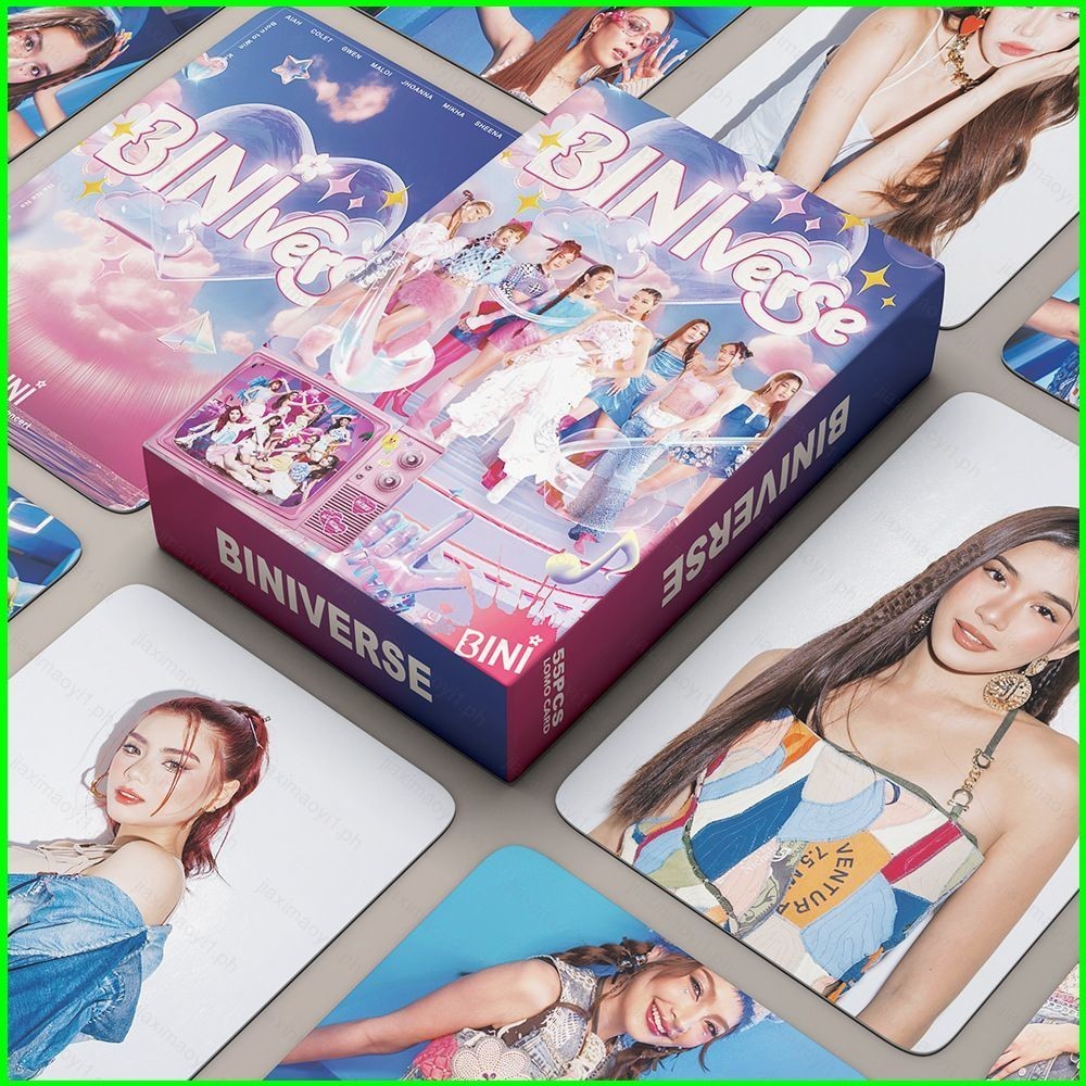 Ag1 55PCS/Set BINI Philippines girl group BINIVERSE LOMO Card Aiah ...