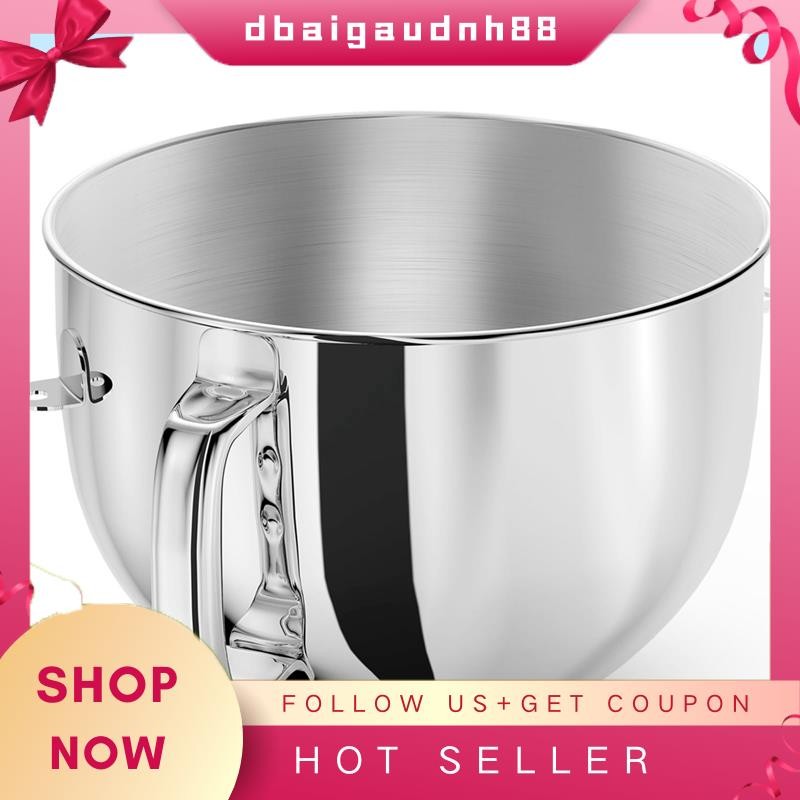 【NEW STOCK】6QT Stainless Steel Mixer Bowl For Kitchenaid Stand Mixers ...