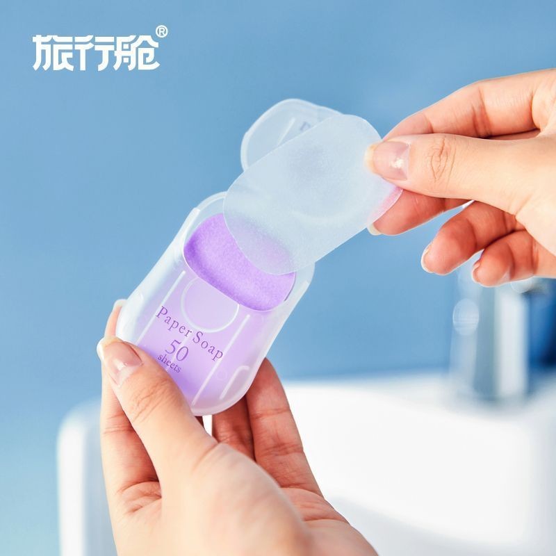 Disposable Soap Slice Handwashing Paper Pieces Sterilization Soap Flake ...