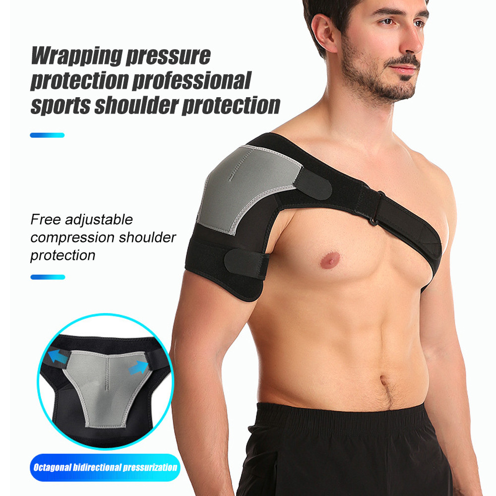 Shoulder Support with Pressure Pad, Adjustable Shoulder Brace for Torn ...