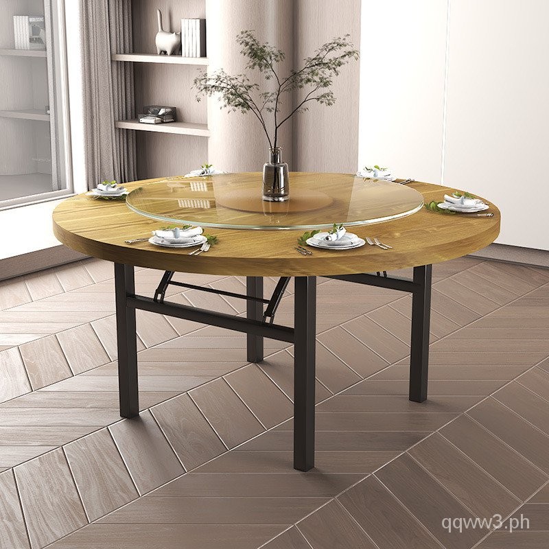 Thickened Large round Desktop Solid Wood Round Table Table Top ...