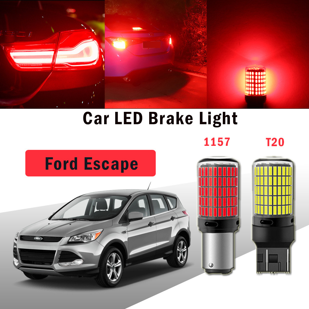 2PCS LED Car Brake Light For Ford Escape T20/7443 1157/P21-5W High ...