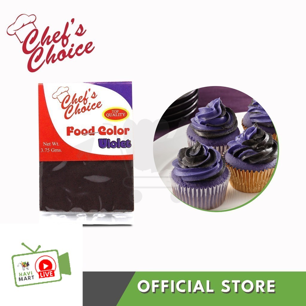 HAVI LIVE Chef's Choice Food Color Violet 3.75g | Shopee Philippines