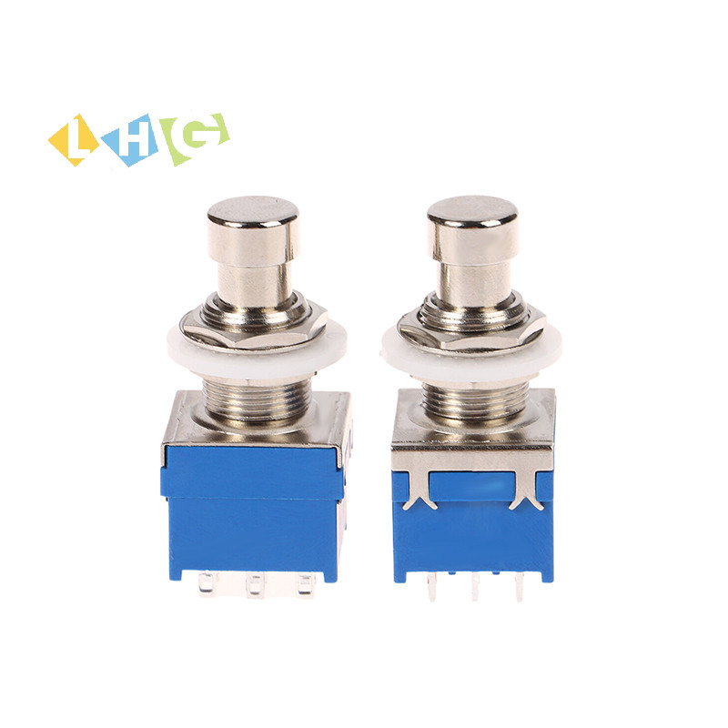 [LHG] 1Pc 3PDT 9 Pin Guitar Effects Stomp Switch Guitar Foot Switches ...