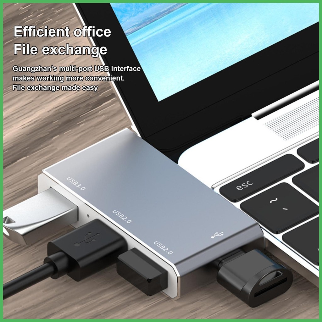 USB C Docking Station TYPE-C 3 Monitor Docking Station 4-in-1 Docking ...
