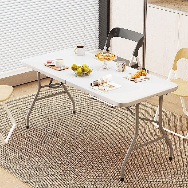 Folding Table Dining Table Household Outdoor Portable Stall Table and ...
