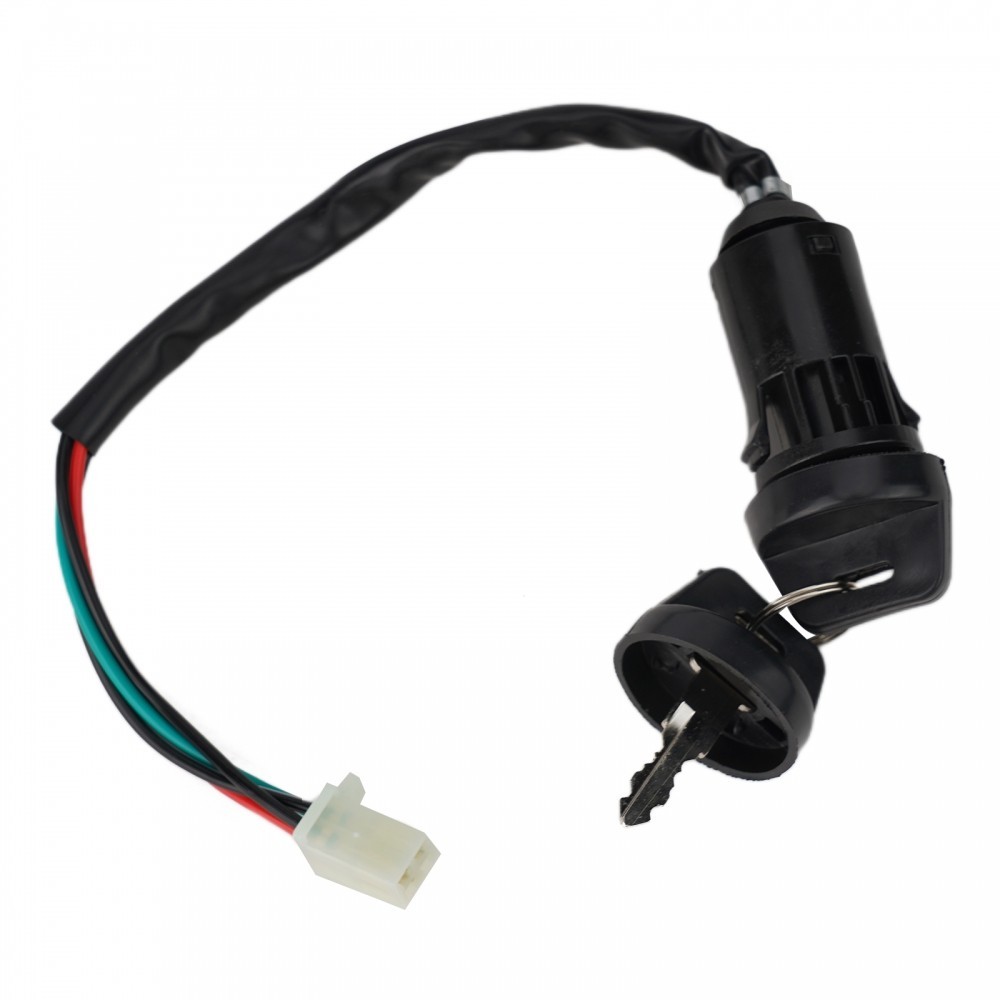 Ignition Switch Key Kit For Motocross ATV Dirt Bike 4-Wheel 4 Wire 50CC ...