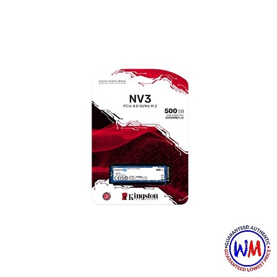 Kingston NV3 SSD 500GB1TB/2TB M.2 NVMe PCIe Gen 4.0 SNV3S/500G (NEW ...