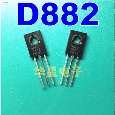 Transistor 2SD882 D882 transistor TO-126 power tube 3A 40V new original | Shopee Philippines