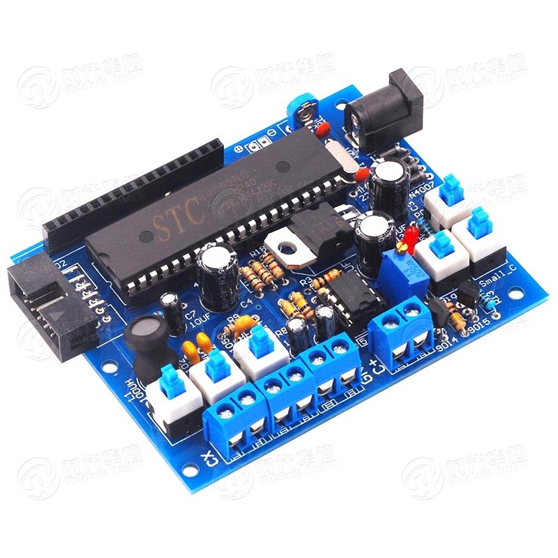 Inductance and capacitance frequency meter kit based on 51 single chip ...