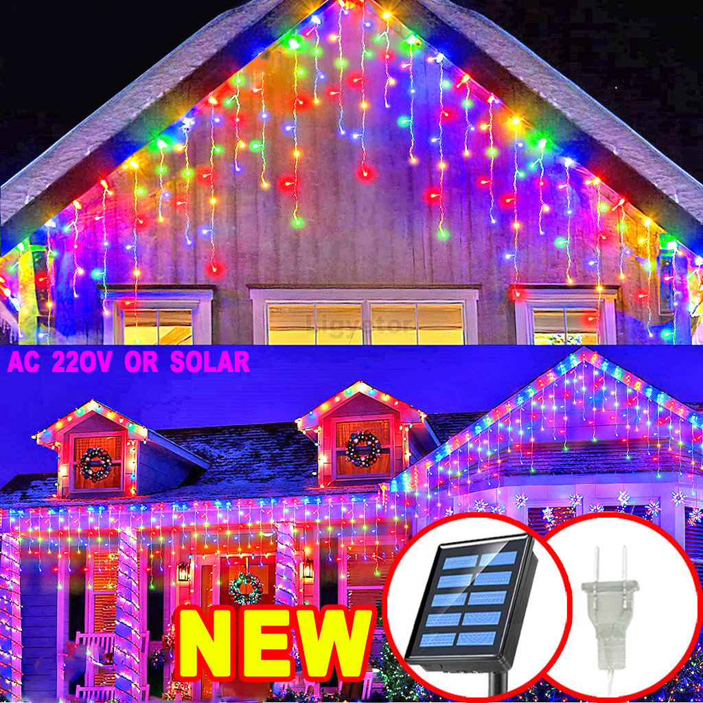 Ligyetor LED Waterproof Fairy Lights Outdoor Christmas String Light ...
