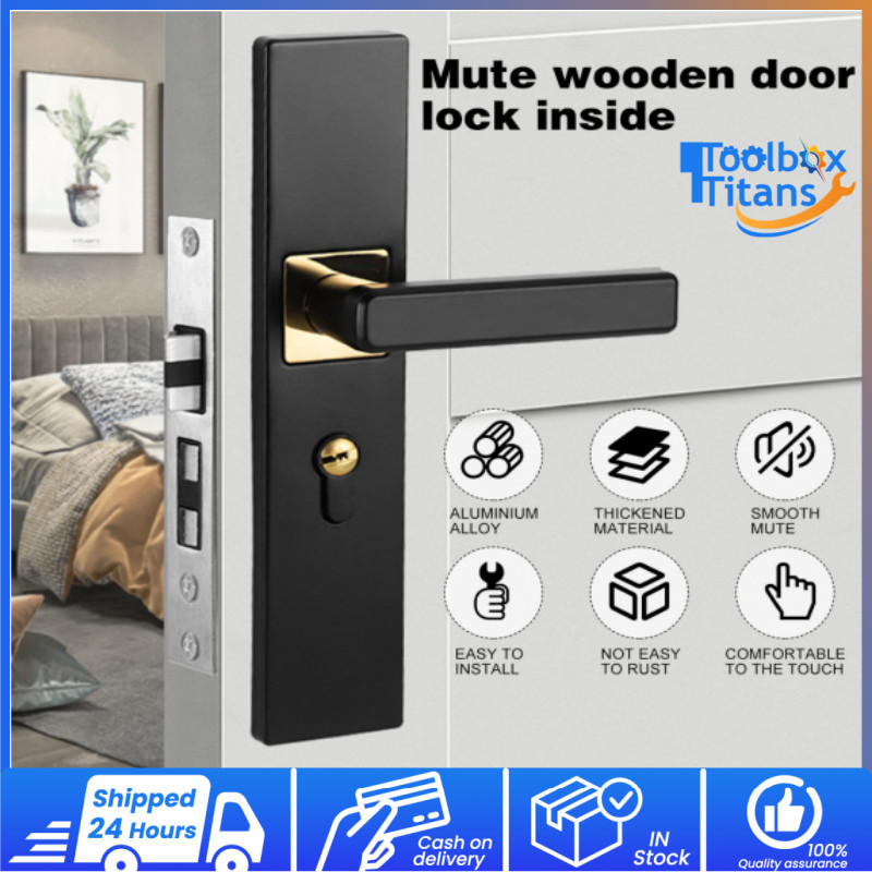 Upgrade Smart Door Lock With Key Door Knob Main Door Double Lock Set ...