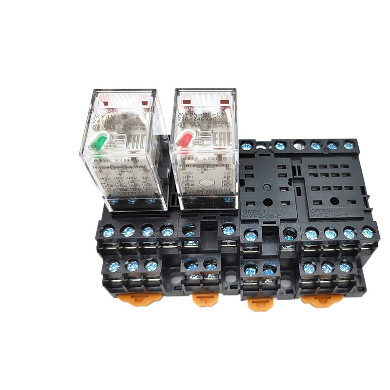 Omron Intermediate Relay MY2N-GS MY4N-D2-CR-GS-C2 LY2N-J DC24VAC220V ...
