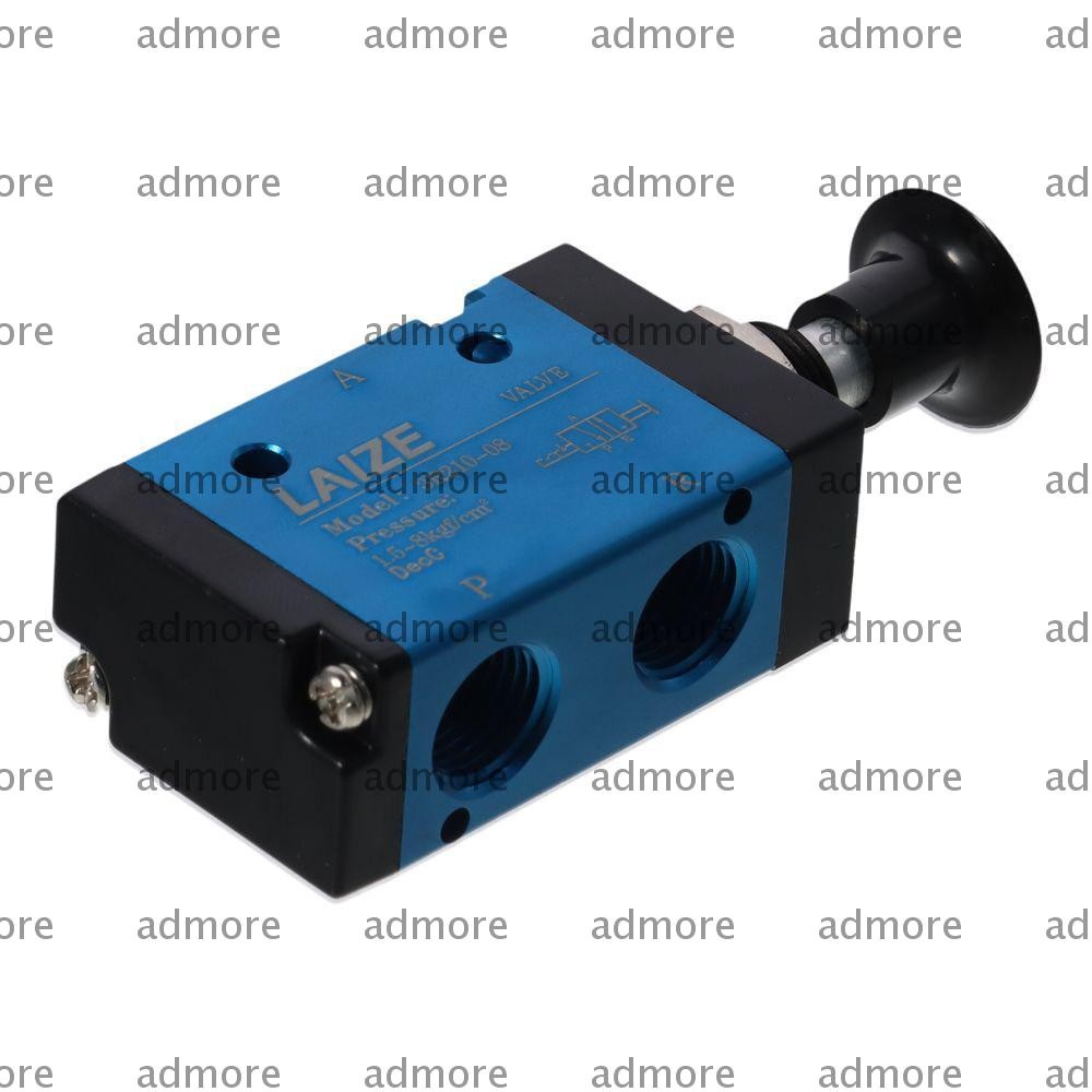 ADMORE Solenoid Valve, 3 Way Pneumatic, Air Hand Lever G1/4 2 Position ...