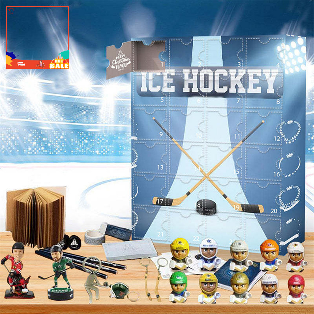 Exquisite Christmas Decor Rotating Advent Calendar 2024 Hockey Advent ...