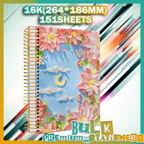 BULK Thickened 16K Big 3D Oil Painting Notebook B5 Hardcover 302 Pages ...