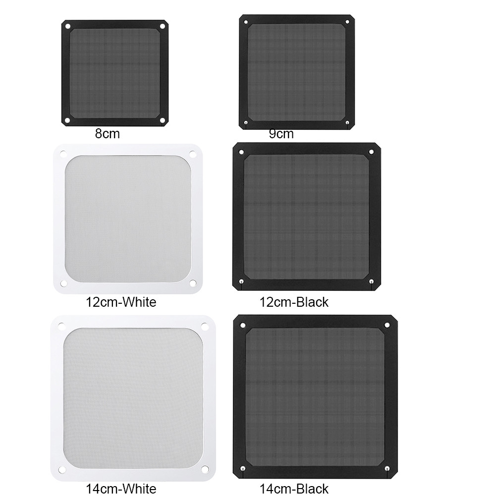 Iodool 【High Quality】 PC Chassis Cooling Dust Mesh Net Guard Fan Cover ...