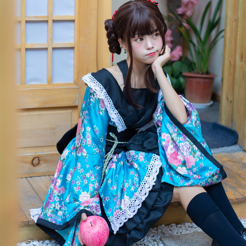 Japanese Kimono Japanese Ladies Traditional Formal Costume cosplay ...