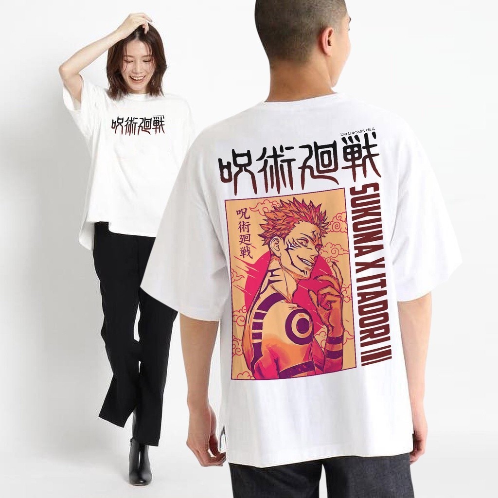 Unisex T-shirts Cartoon anime print T-shirts Fashionable and versatile ...