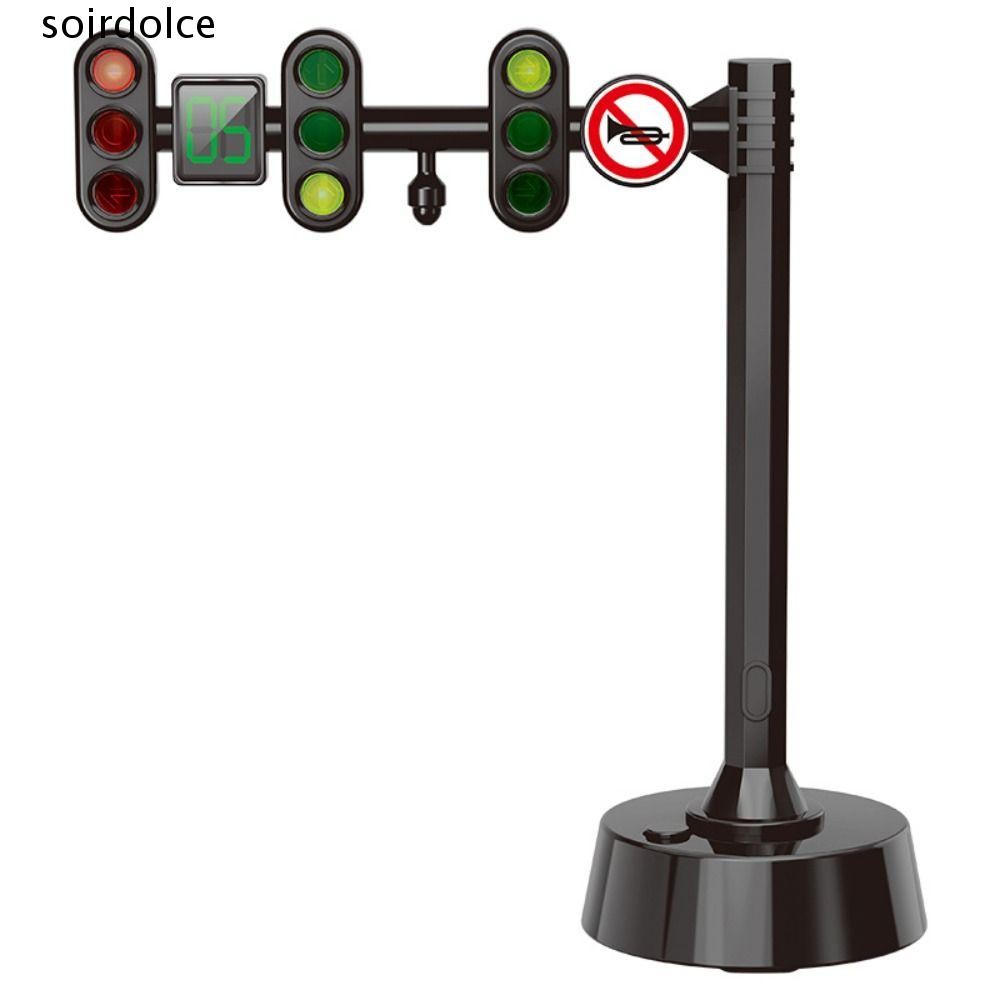 SOIRDOLCE Traffic Toy Light Signs, Safety Model Mini Stop Model Toys ...