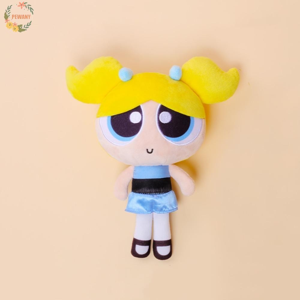 PEWANYZZ The Powerpuff Girls Key Chain, Plush Cartoon Buttercup Keyring ...