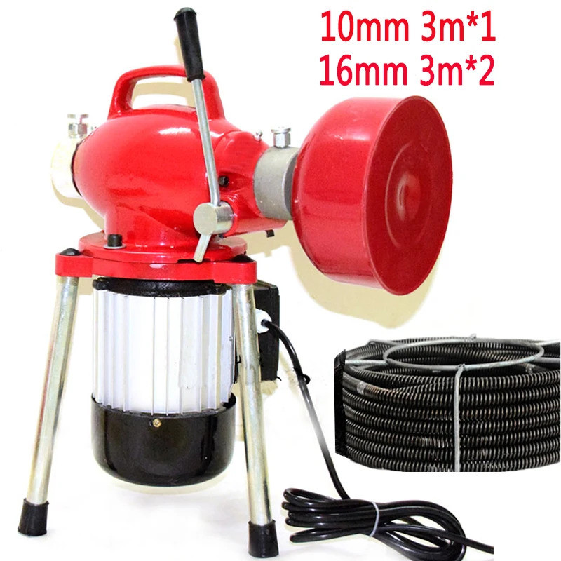 220V Electric Pipe Dredging Sewer Tools for unclogging pipes ...