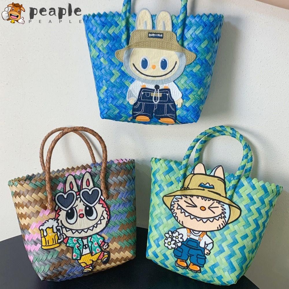 PEAPLE Labubu Crossbody Bag, DIY PVC Labubu Beach Bag, Cute Waterproof ...