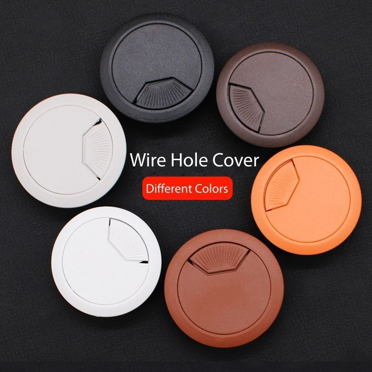 Computer Desk Grommets Cable Wire Hole Cover Size 50mm Table Hole Cover ...