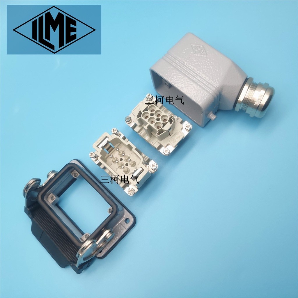 Ilme CNEF 06 T/cnem 06 T 6-pin 6-core 8A heavy-duty connector Aviation plug | Shopee Philippines